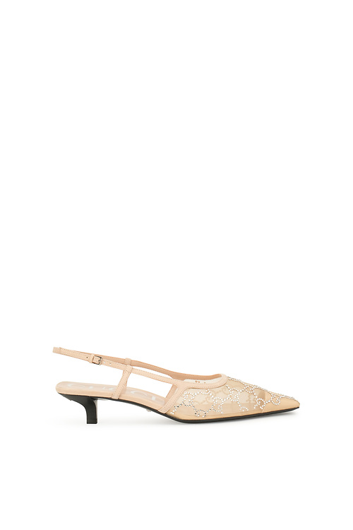 Slingbacks Gucci Pumps Cream on Boygars.com